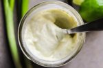 Whipped Scallion and Lime Dressing - Lisa G Cooks