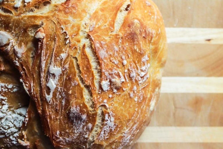 Crusty Homemade Bread - Lisa G Cooks