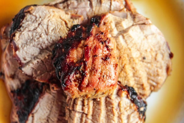 Marinated Barbequed Pork Loin - Lisa G Cooks