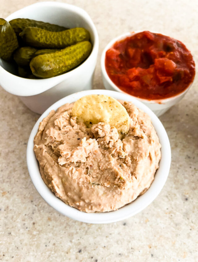 Spicy Bean Dip - Lisa G Cooks
