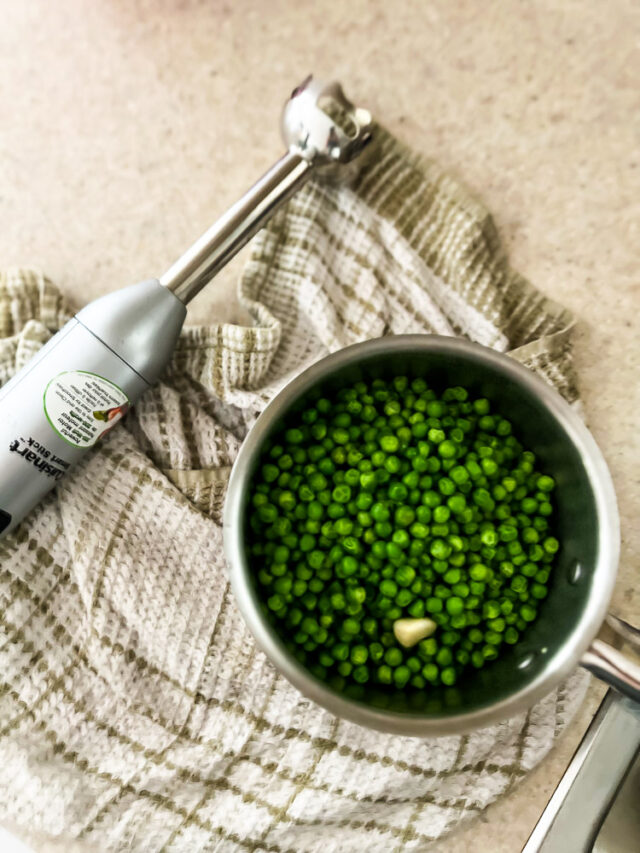 Green Pea Purée - Lisa G Cooks