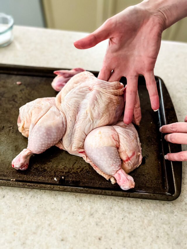 Roasted Split Chicken - Lisa G Cooks